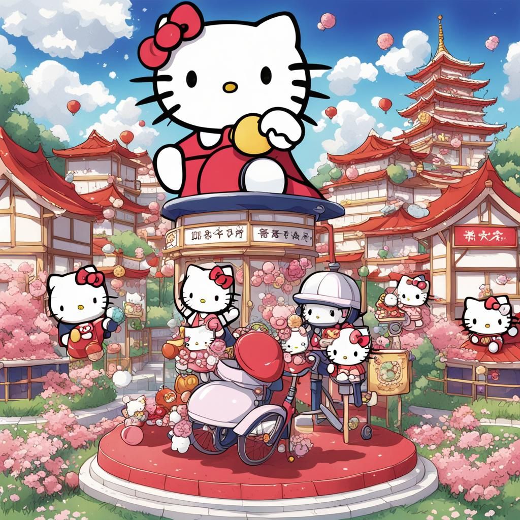 hello kitty??? - AI Generated Artwork - NightCafe Creator