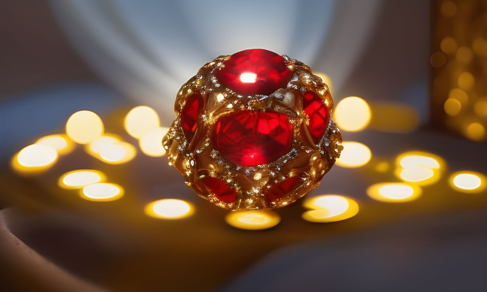 Gilded Ruby - AI Generated Artwork - NightCafe Creator