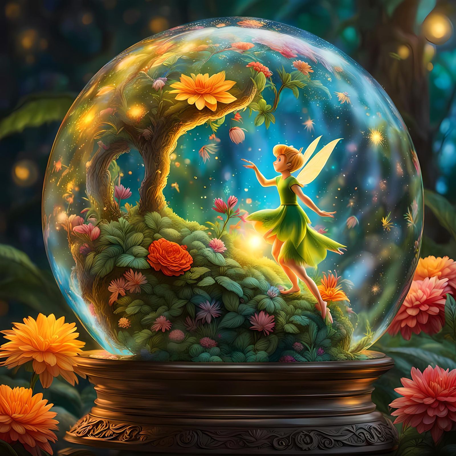 Tinkerbell - AI Generated Artwork - NightCafe Creator