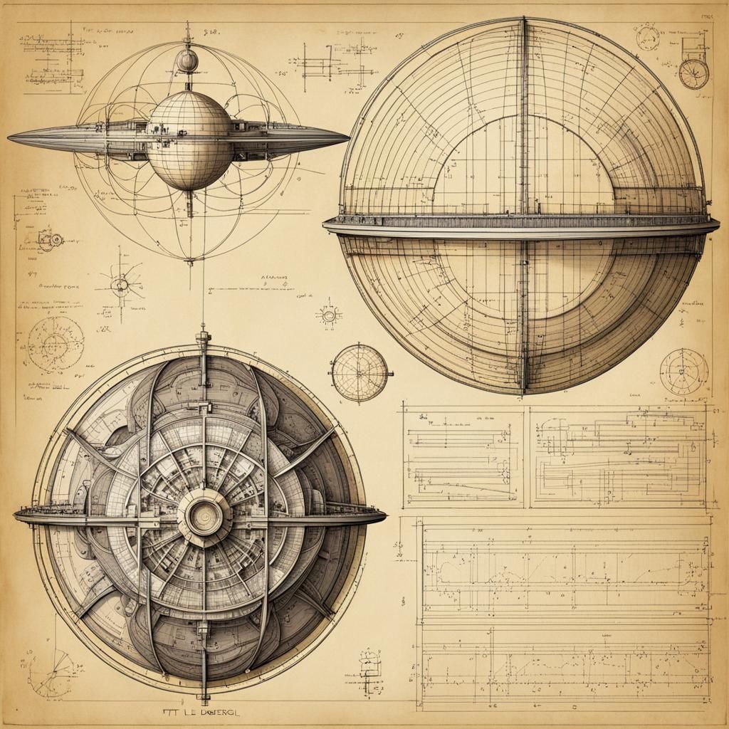 ftl design by leonardo da vinci, mechanic, physics, calculations ...