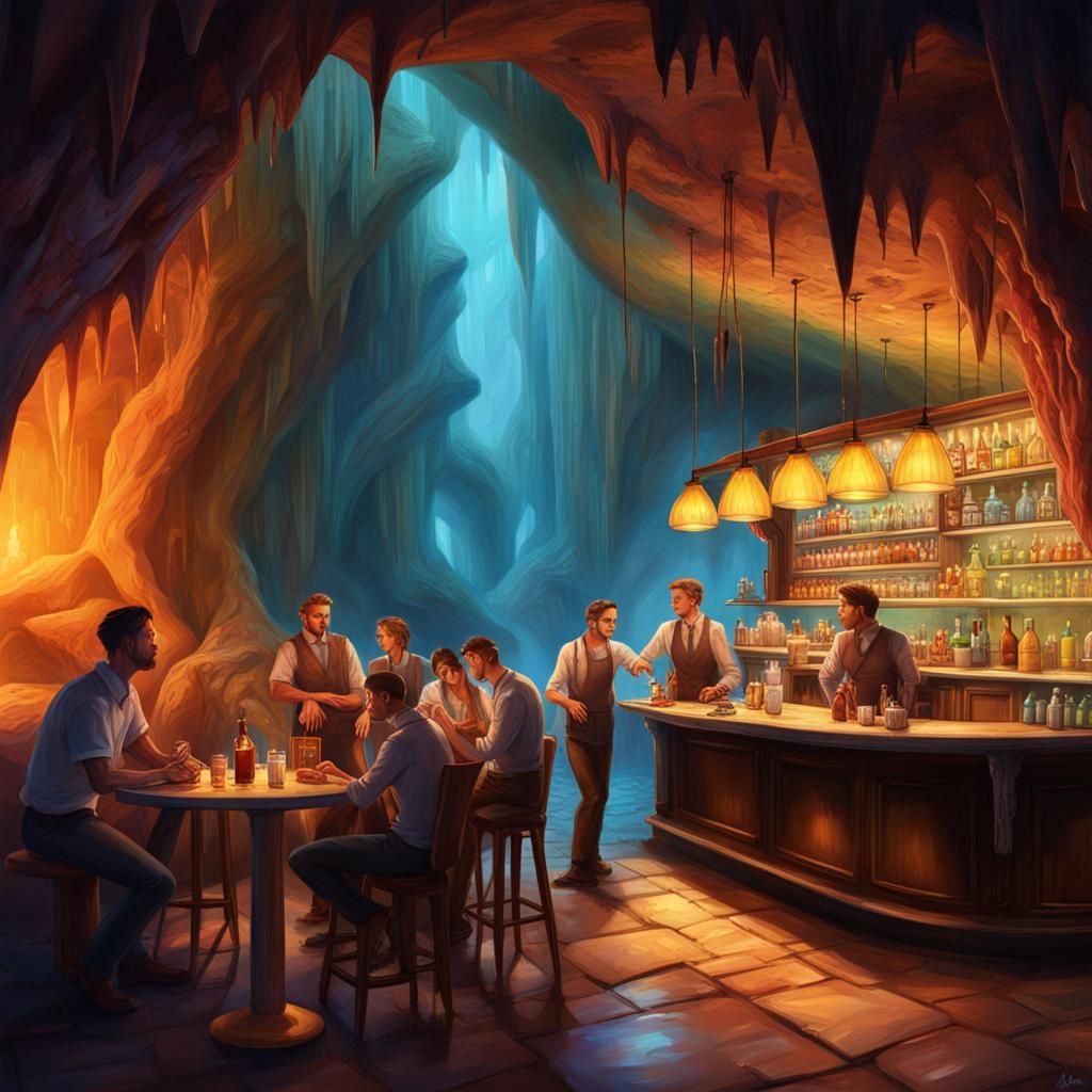 Cavern Tavern - AI Generated Artwork - NightCafe Creator