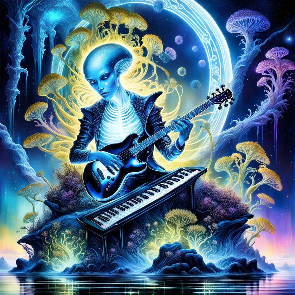 Alien rock - AI Generated Artwork - NightCafe Creator