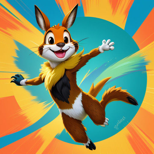 Roo Too Roo, Charge - Joyful Roo Charging Through the Austra...