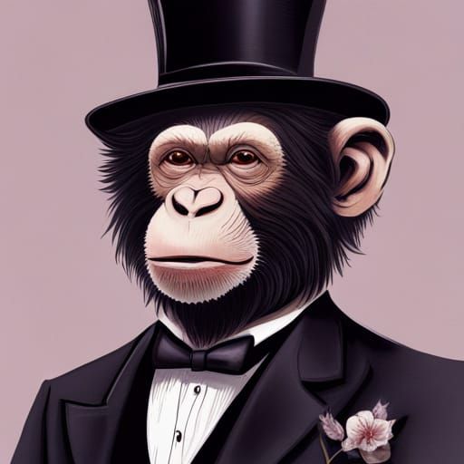 Chimp - AI Generated Artwork - NightCafe Creator