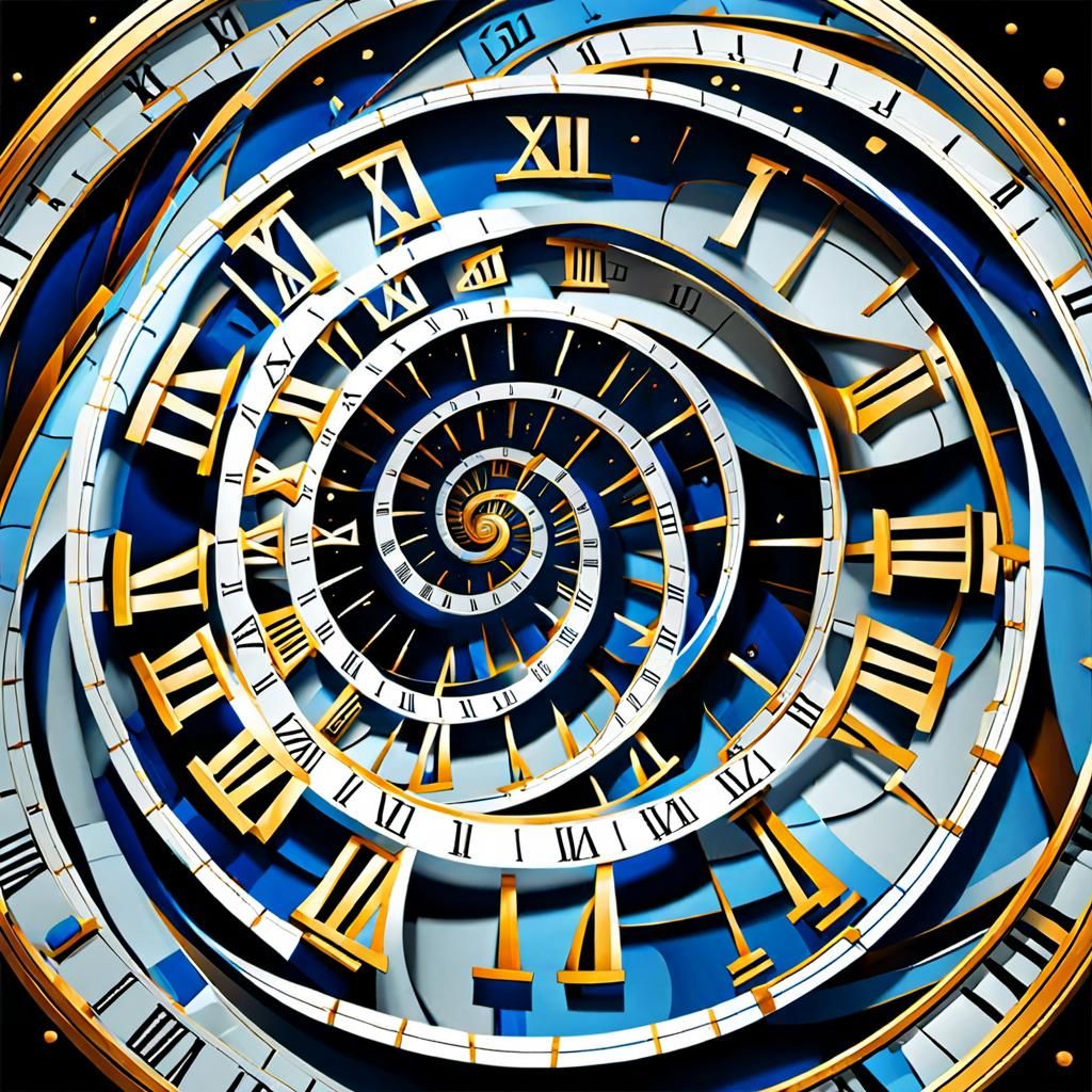 Time Spiral - AI Generated Artwork - NightCafe Creator