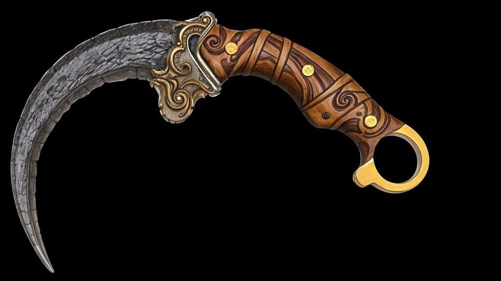 Griffin's Bane Dagger - Fantasy Dagger with Harpy Eagle Talo...