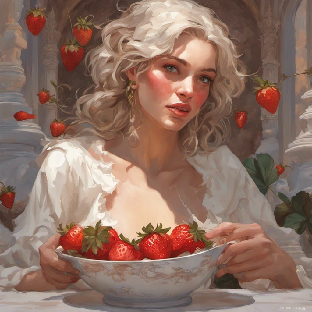 strawberry 1 - AI Generated Artwork - NightCafe Creator