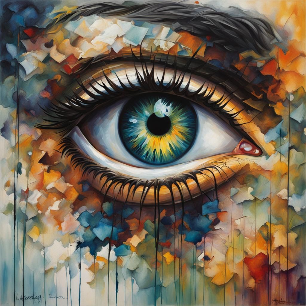 eye paint - AI Generated Artwork - NightCafe Creator