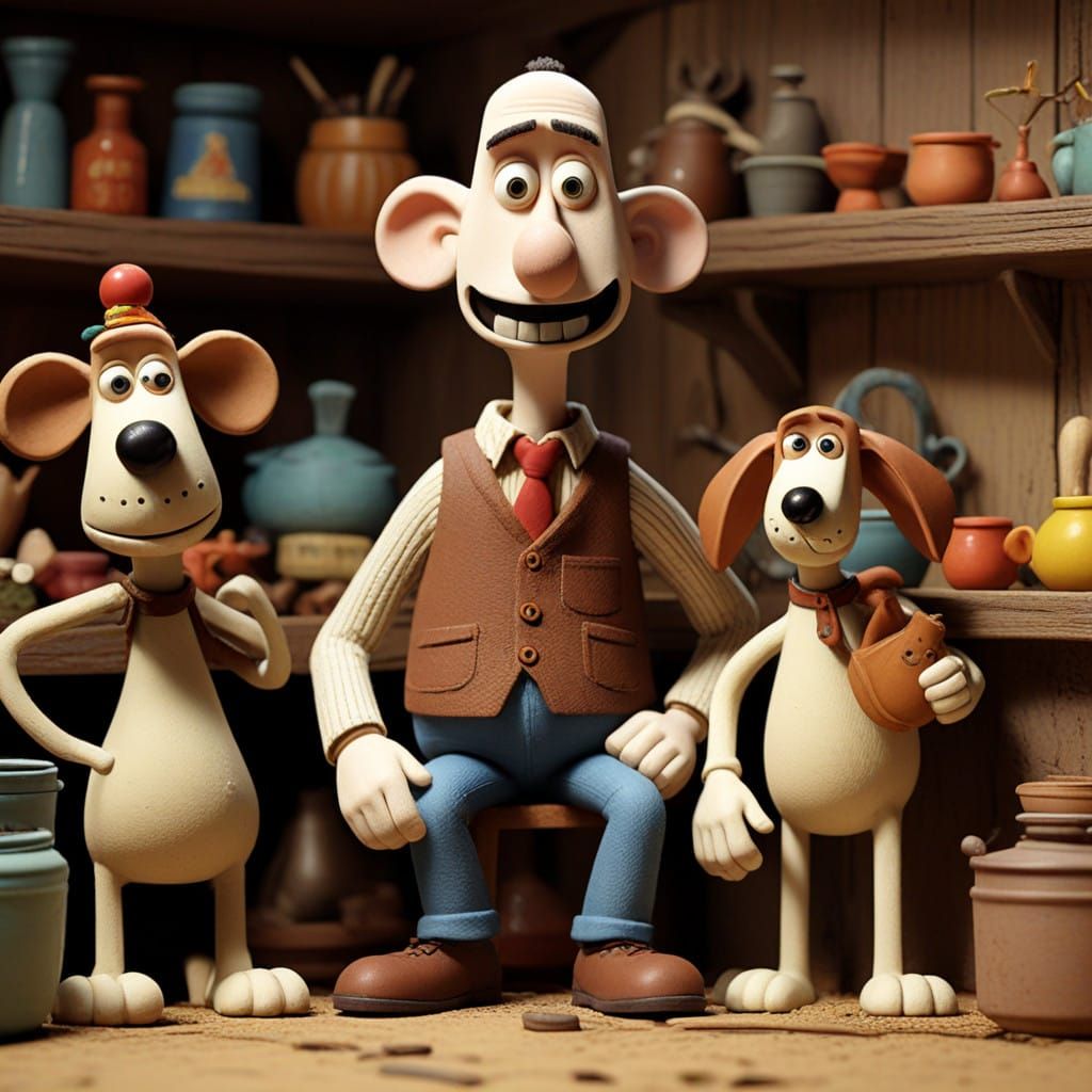 Dreamy Stop-Motion Celebrity Character with Whimsi... - AI Art