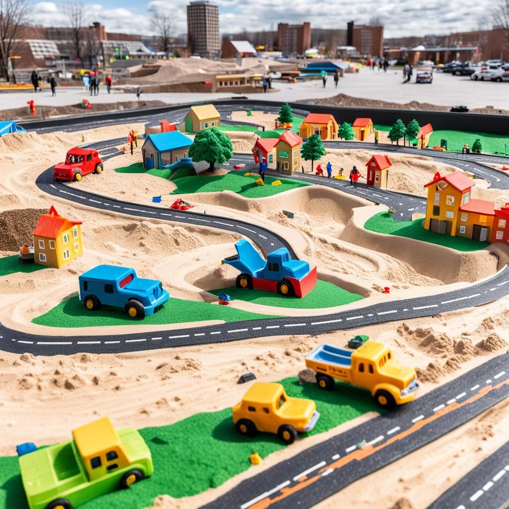 Sandbox scene - AI Generated Artwork - NightCafe Creator