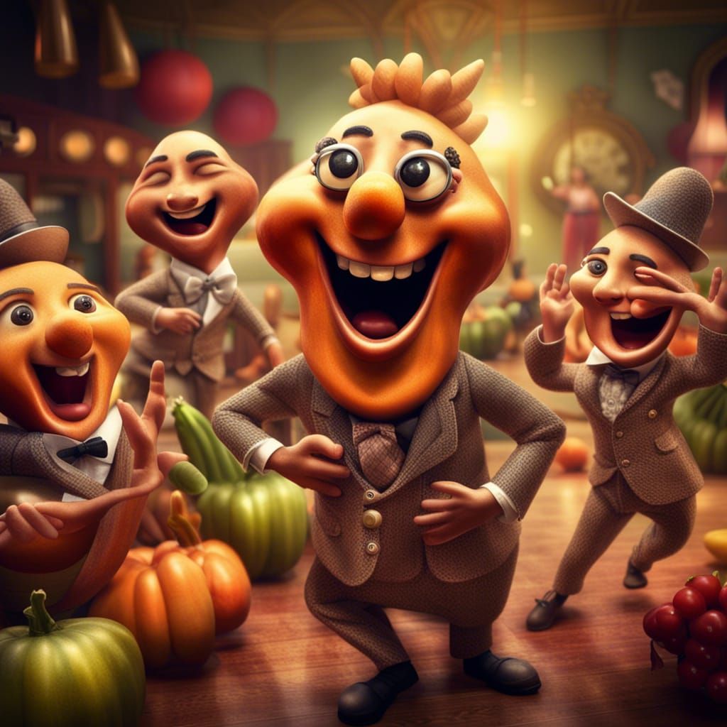 The Boogie-Woogie of Veggie - AI Generated Artwork - NightCafe Creator