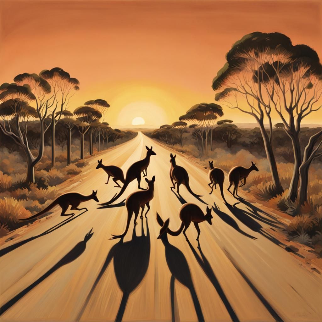 Roo o'clock - AI Generated Artwork - NightCafe Creator