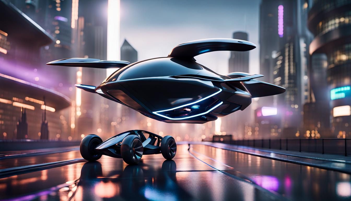 Flying vehicle concept - AI Generated Artwork - NightCafe Creator