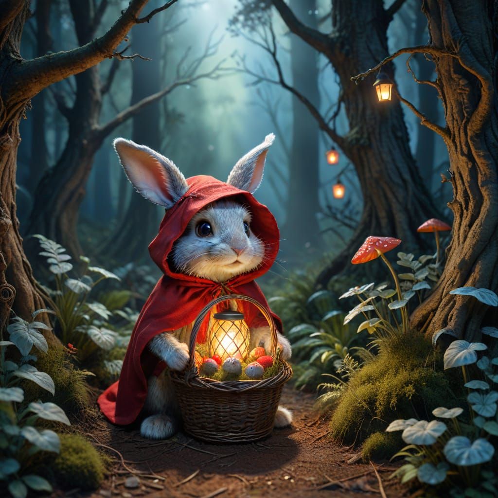 Little Red Riding Hood, rabbit - Little Red Riding Hood, ra...