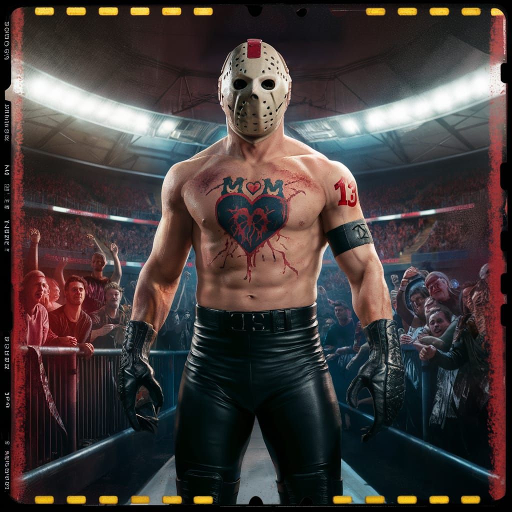 Jason reimagined as a pro wrestler - AI Generated Artwork - NightCafe ...