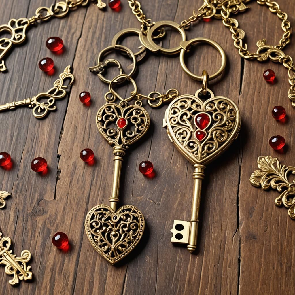 Locket Key - AI Generated Artwork - NightCafe Creator