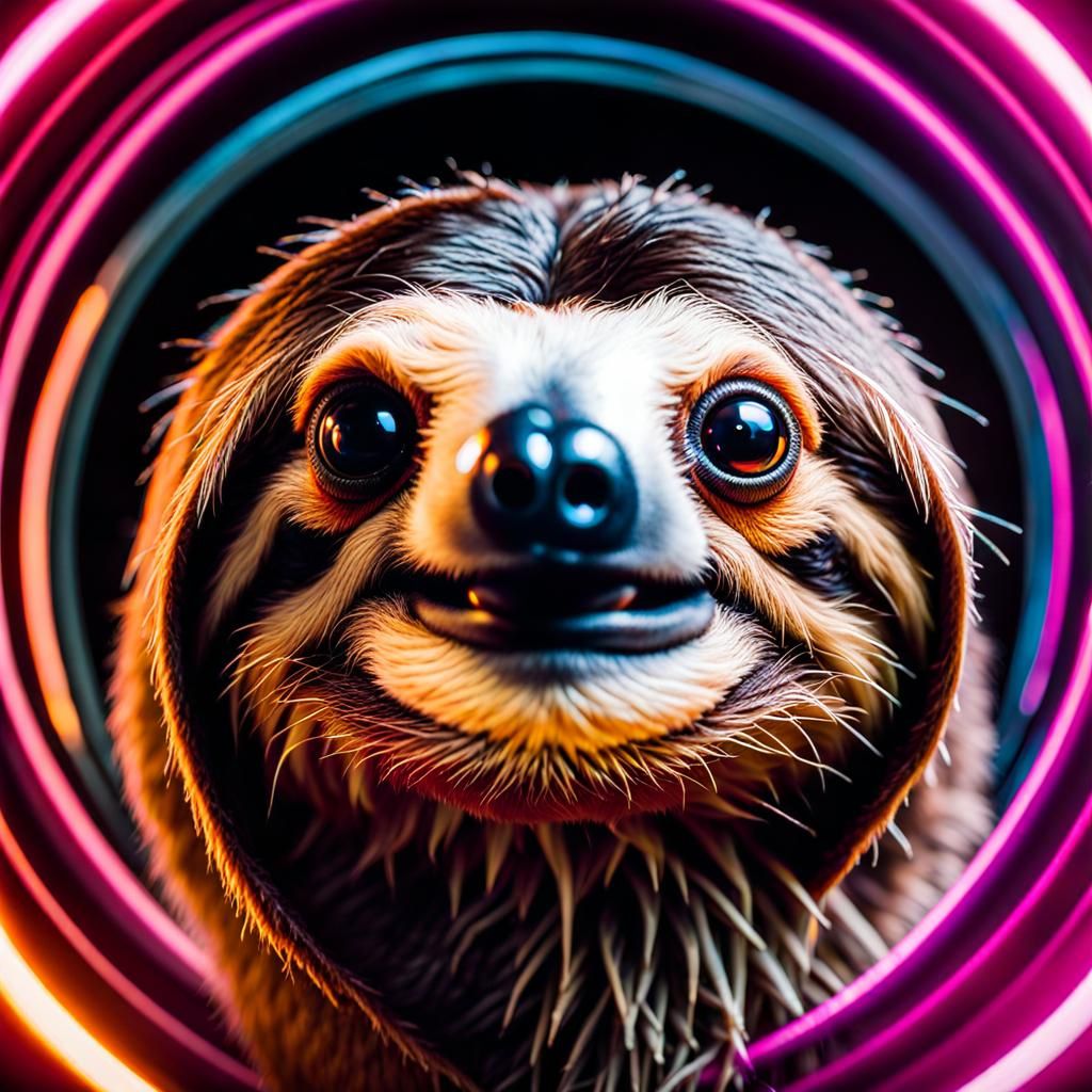 surprised sloth #1 - AI Generated Artwork - NightCafe Creator