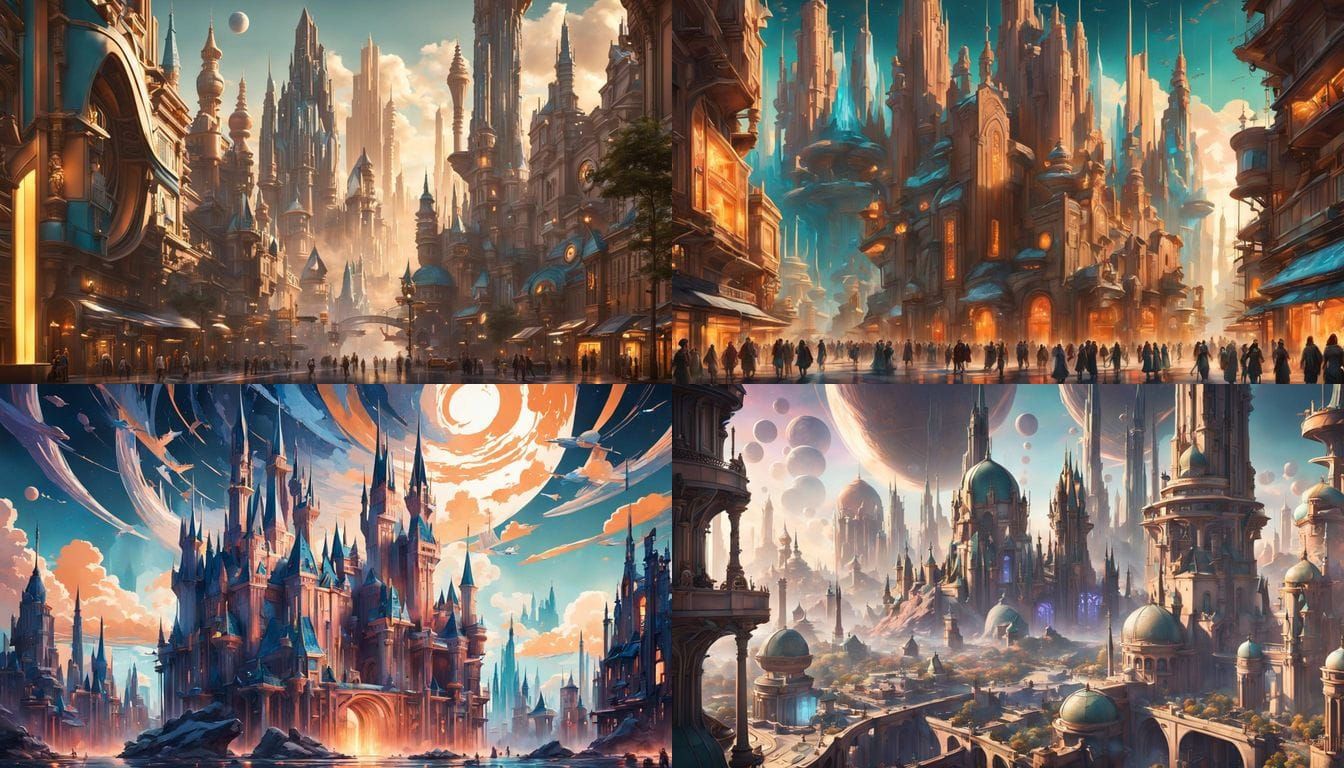 Imaginative Chandrila World: A Futuristic Vision o... - AI Art