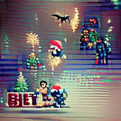 16 Bit Christmas - AI Generated Artwork - NightCafe Creator
