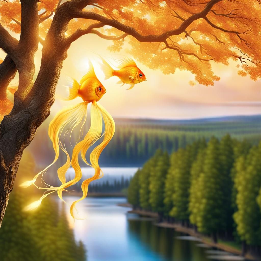 Fantasy flying fish - AI Generated Artwork - NightCafe Creator