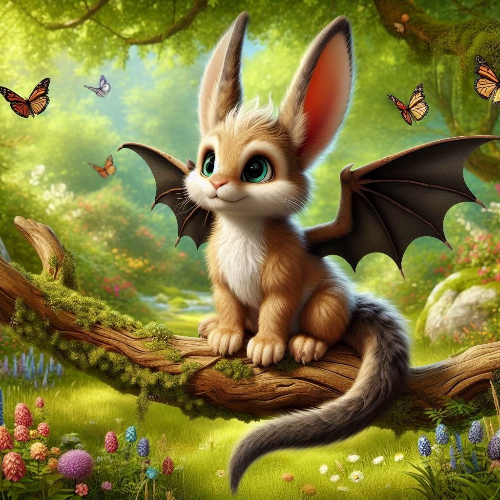 Bunny-Dragon - AI Generated Artwork - NightCafe Creator