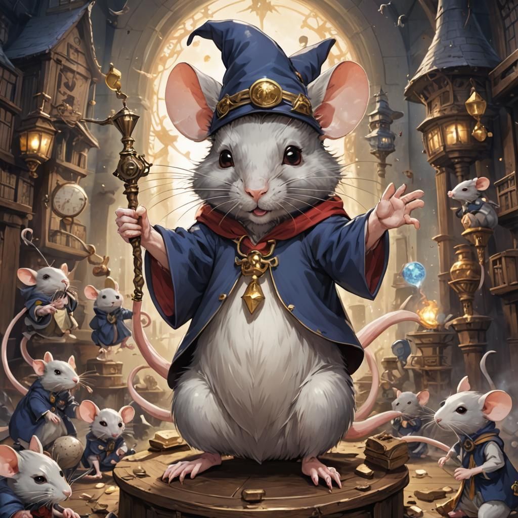 Rat Wizard - AI Generated Artwork - NightCafe Creator