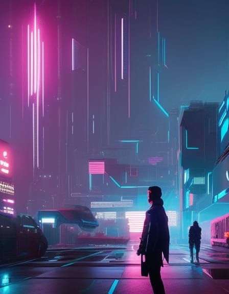 LIGHTLINES - AI Generated Artwork - NightCafe Creator