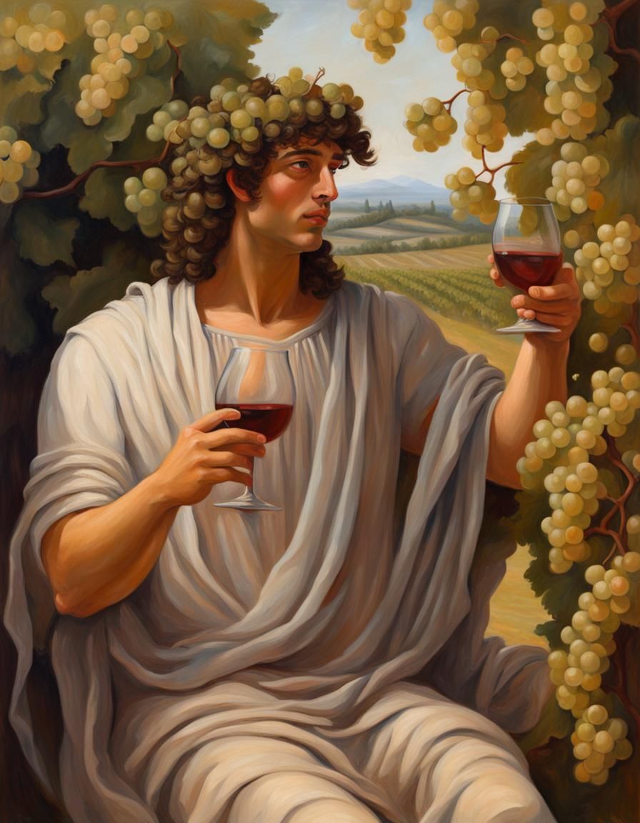 Antinous as Dionysus - AI Generated Artwork - NightCafe Creator