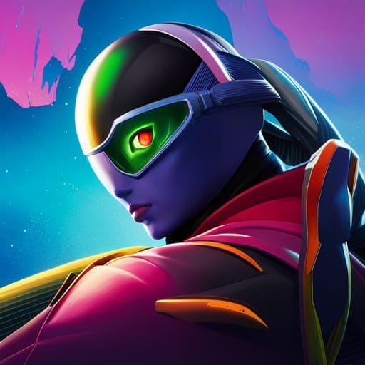 Alien Ninja - AI Generated Artwork - NightCafe Creator