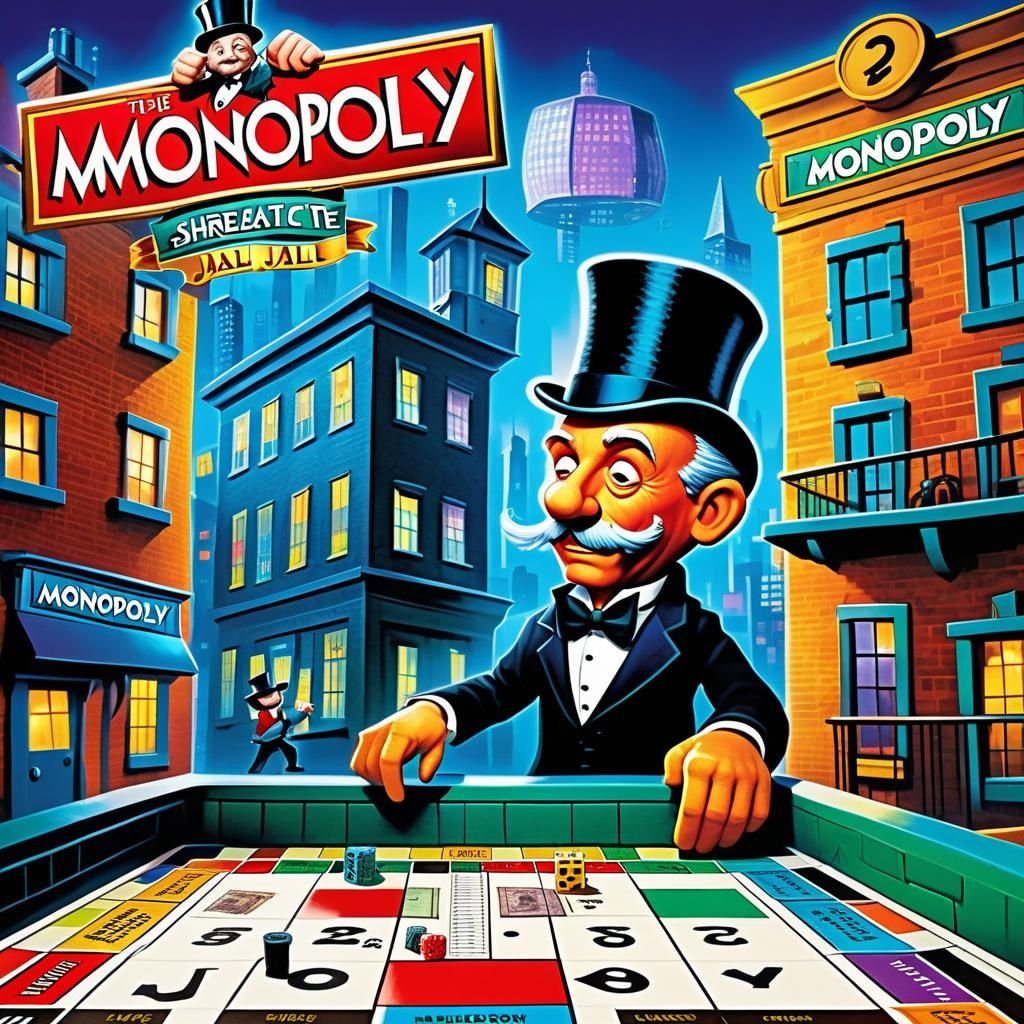 Milburn Pennybags Town - AI Generated Artwork - NightCafe Creator