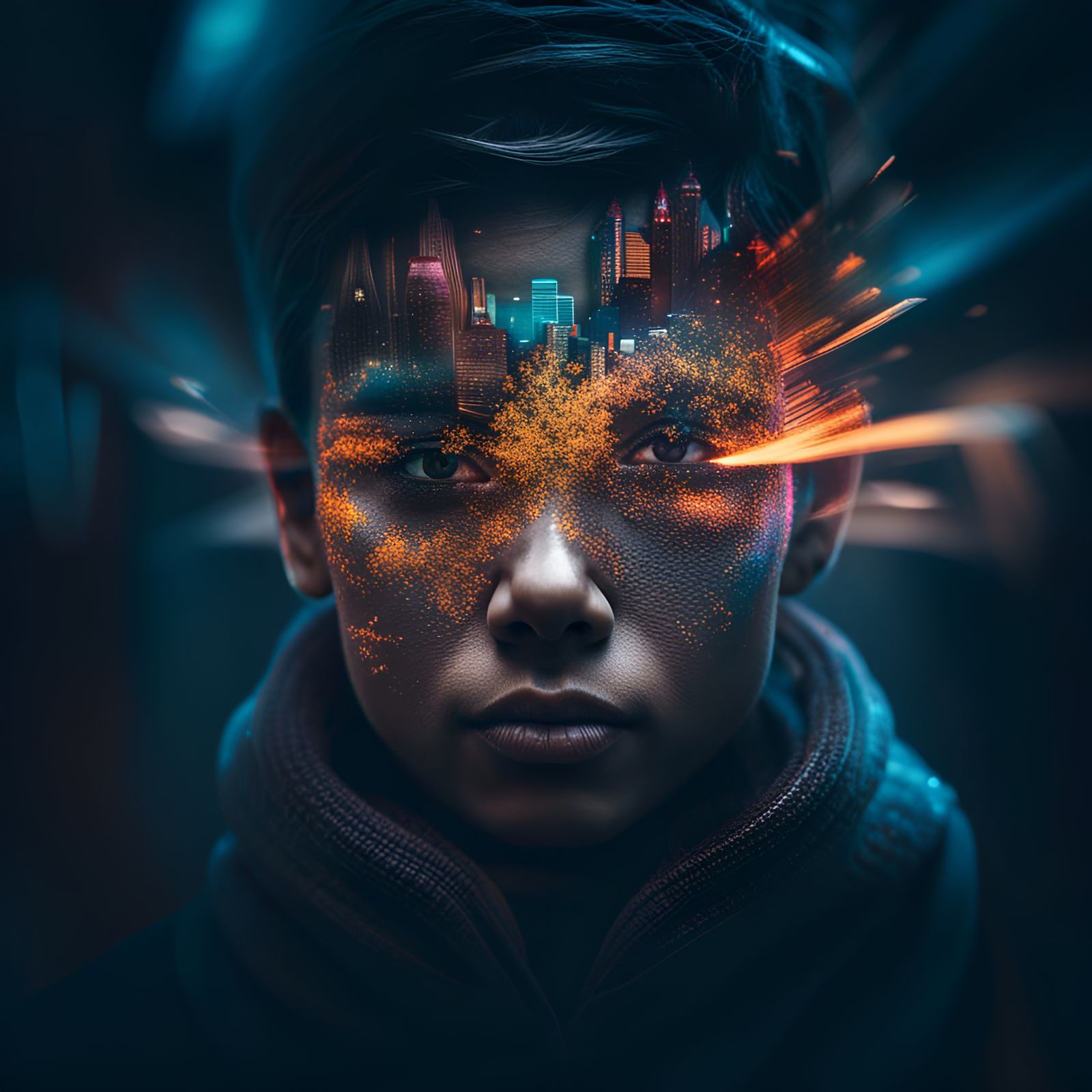 Double exposure - Magic Double Exposure in Vivid Colors