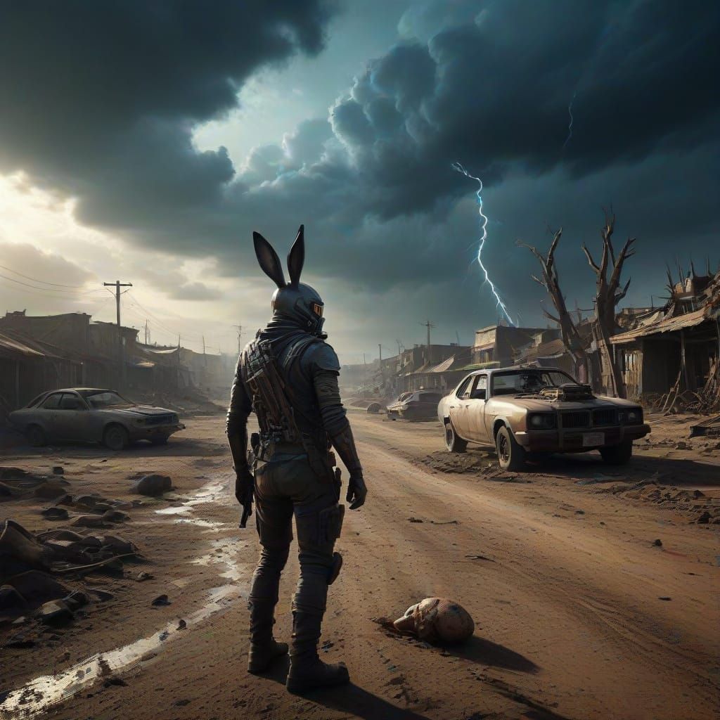 Post-Apocalyptic Easter Bunny - Post-Apocalyptic Easter Bunn...