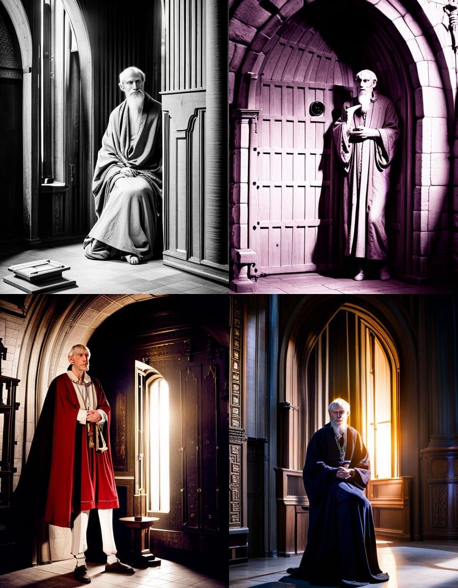 photograph of merlin in his chamber - AI Generated Artwork - NightCafe ...