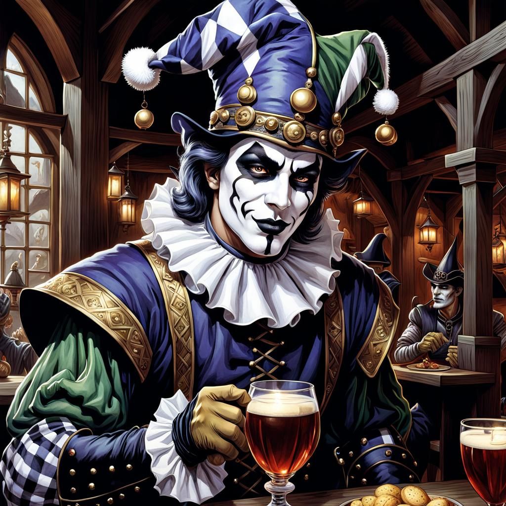 The Dark Jester - AI Generated Artwork - NightCafe Creator