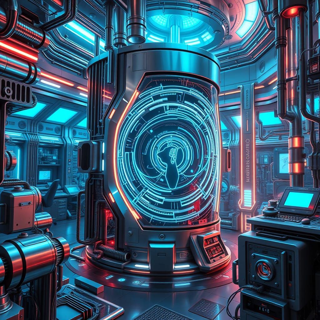 A quantum computing on Display - Futuristic Quantum Computin...