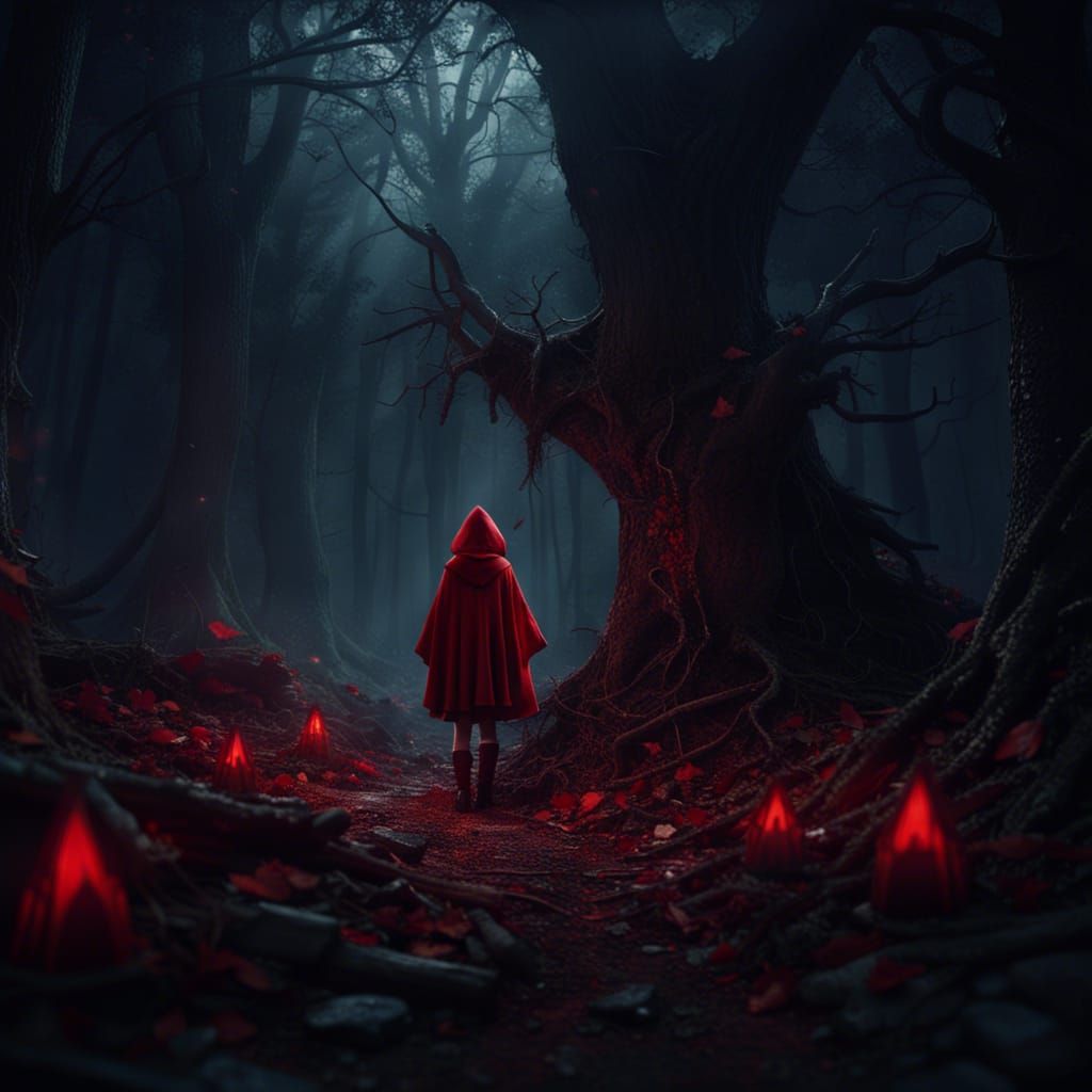 Little Red Riding Hood - AI Generated Artwork - NightCafe Creator