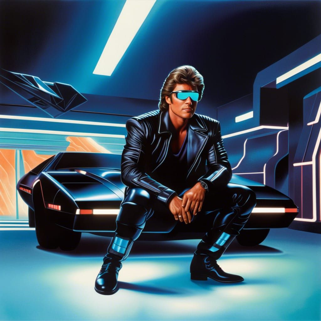 Knight Rider - AI Generated Artwork - NightCafe Creator