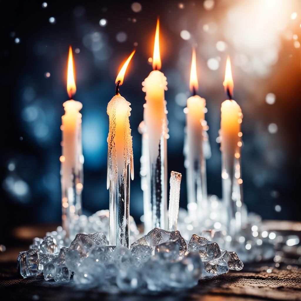 icy flames - AI Generated Artwork - NightCafe Creator