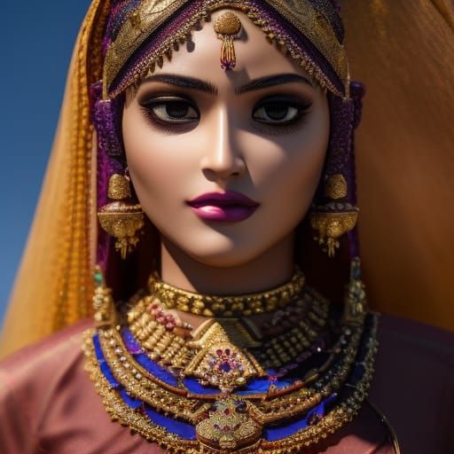 Desert Princess - AI Generated Artwork - NightCafe Creator