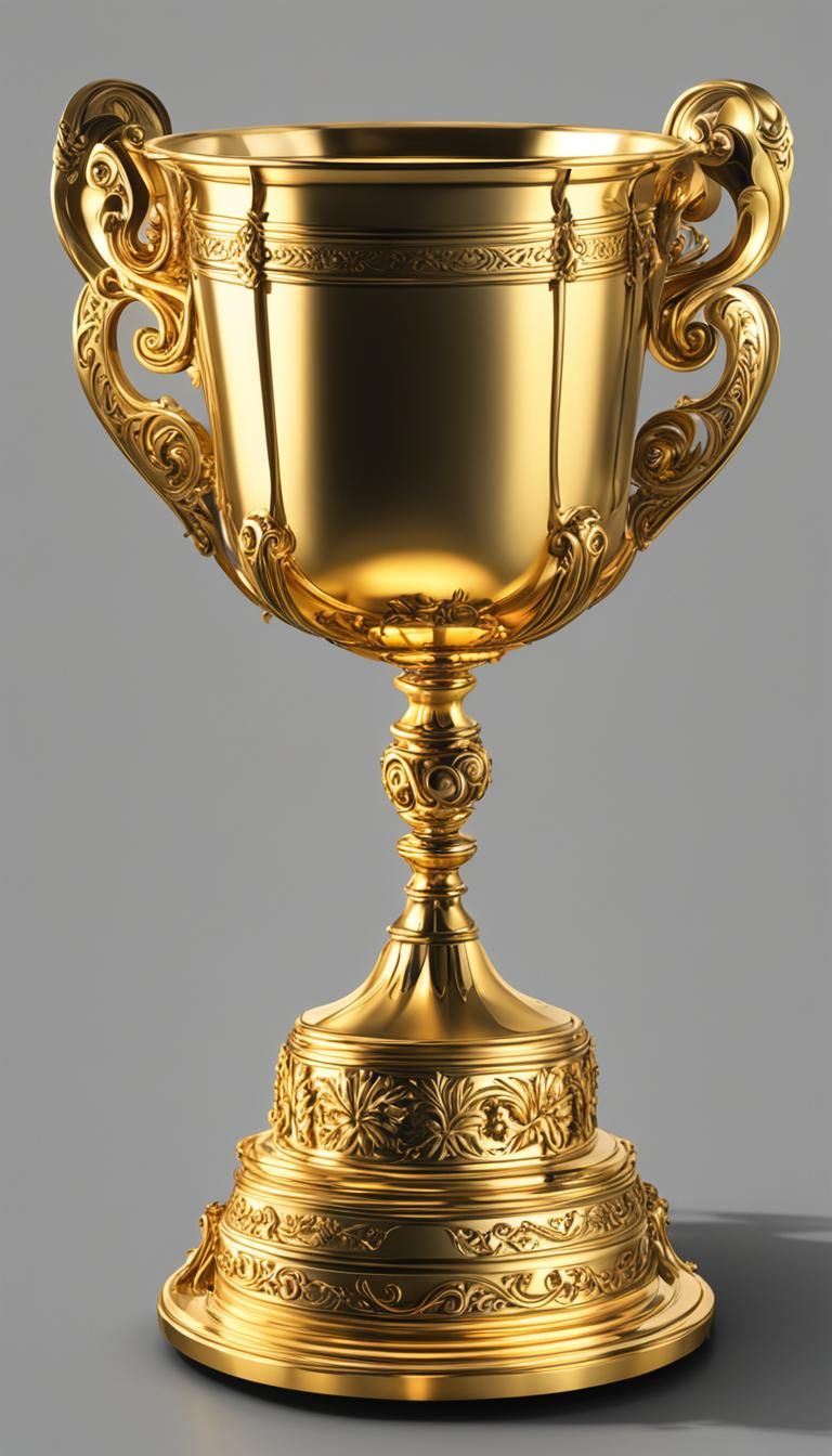 golden cup of the "555" challenge - AI Generated Artwork - NightCafe ...