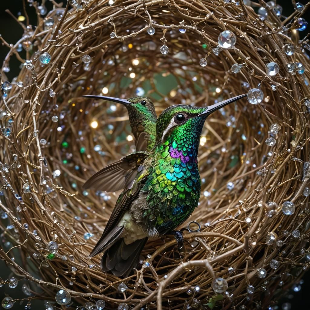 Hummingbird - AI Generated Artwork - NightCafe Creator