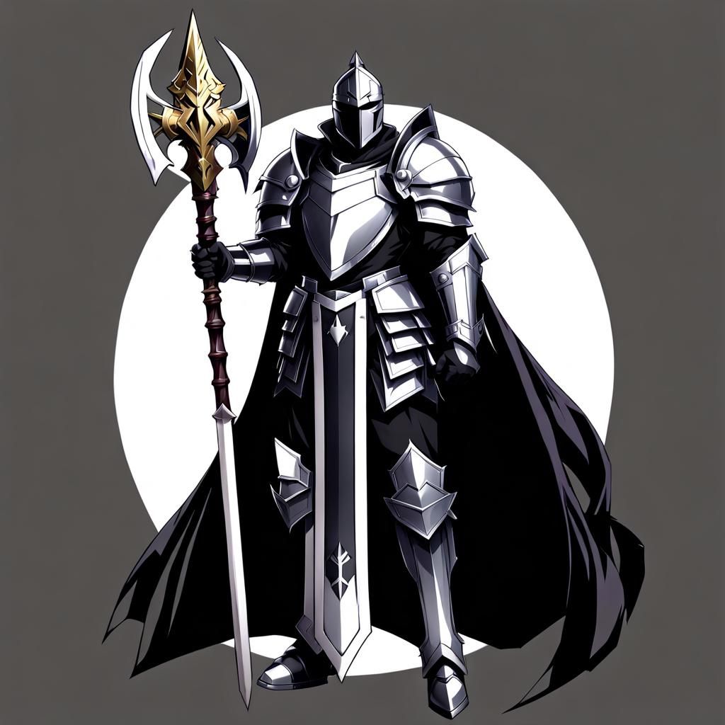 Halberd Knight - AI Generated Artwork - NightCafe Creator