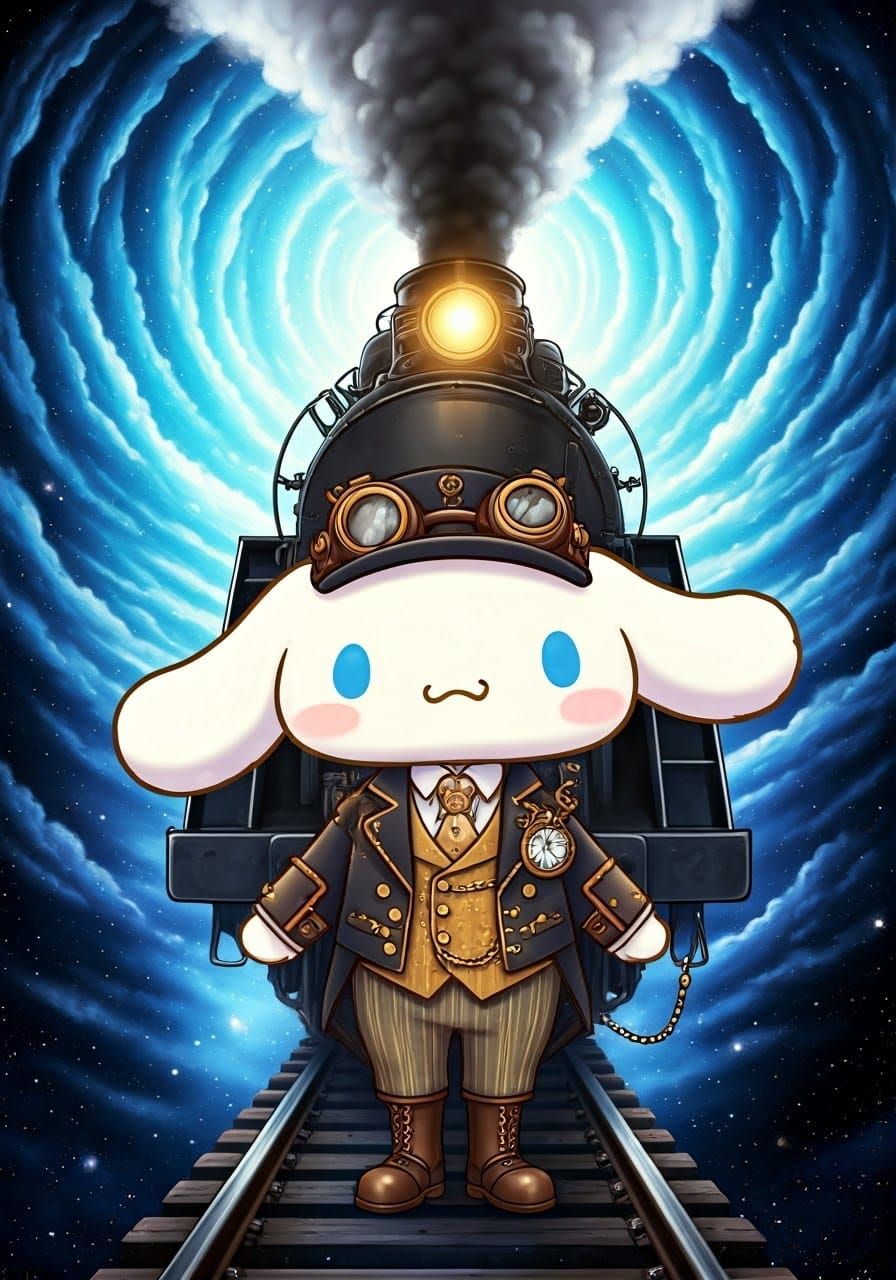 Steampunk Conductor Cinnamoroll - Steampunk Conductor Cinnam...