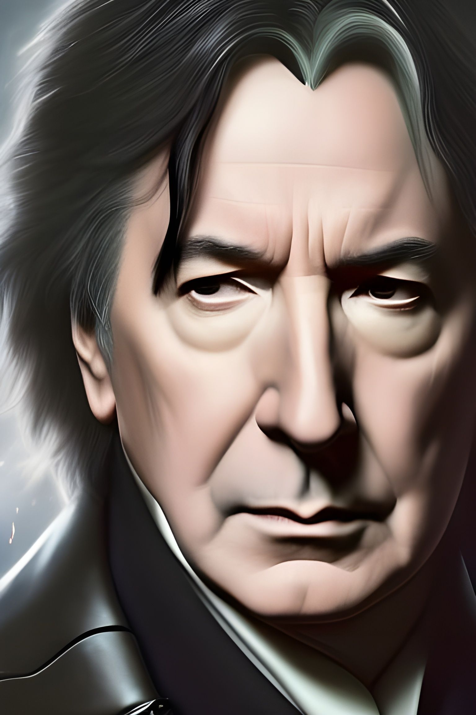 Alan Rickman - AI Generated Artwork - NightCafe Creator