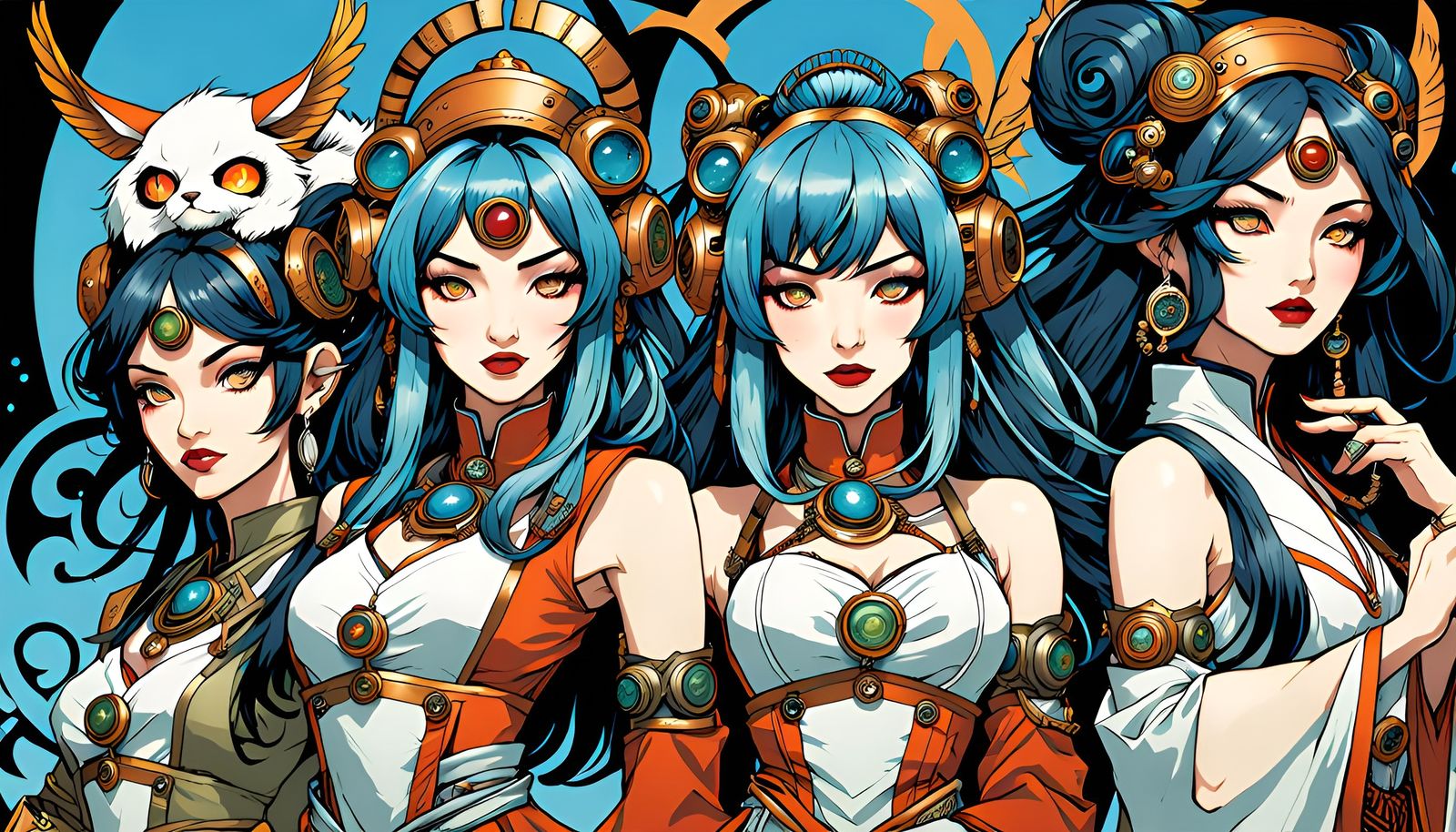 The NEW MUSES - AI Generated Artwork - NightCafe Creator