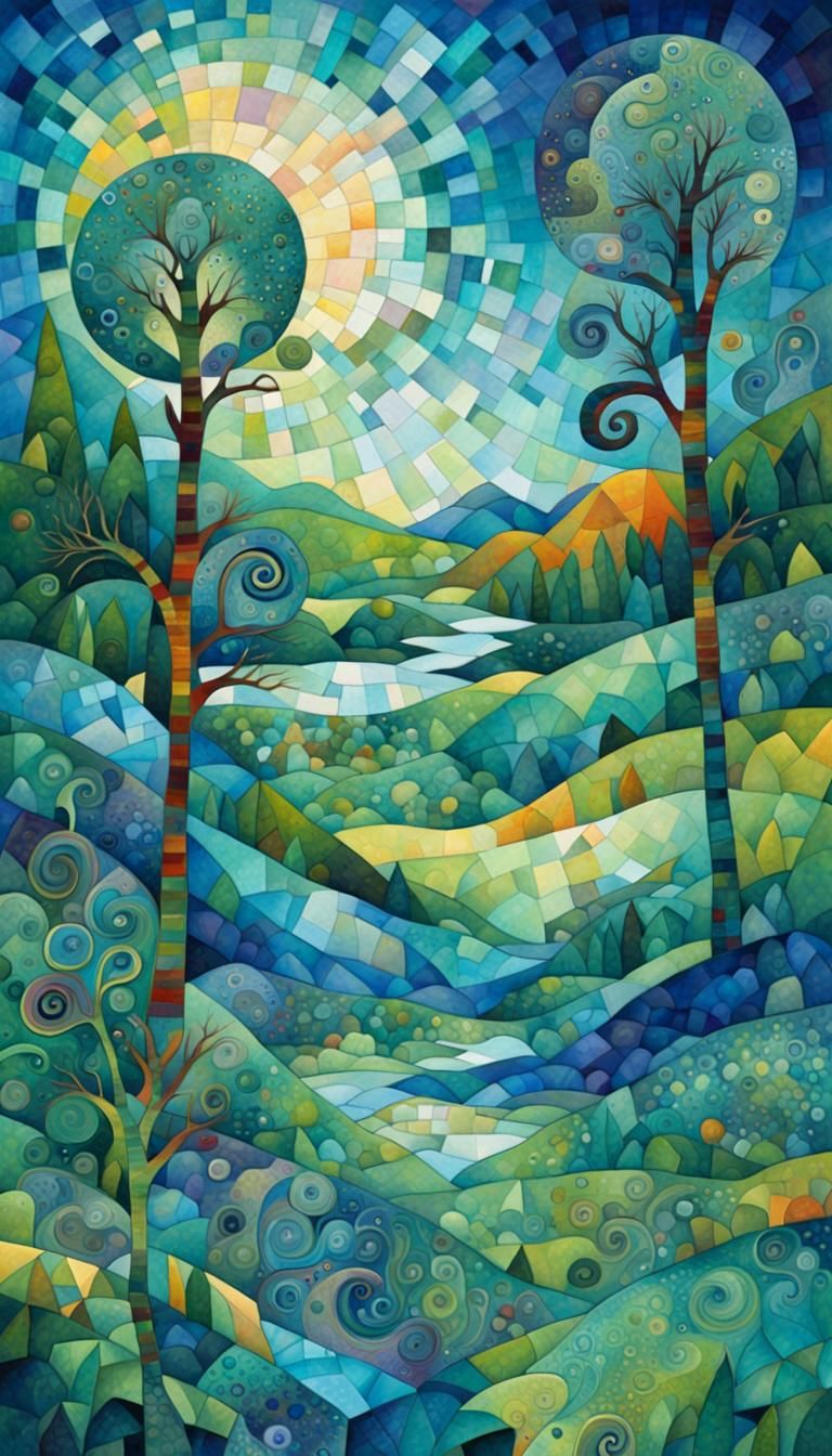 TALL TREES - AI Generated Artwork - NightCafe Creator