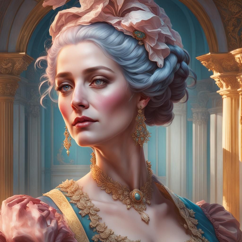Marie Antionette v1 - AI Generated Artwork - NightCafe Creator