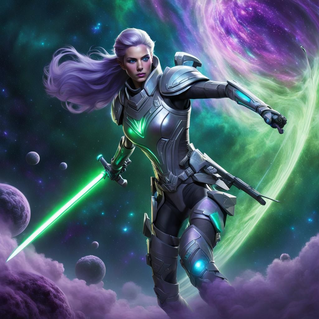 Space Elf - AI Generated Artwork - NightCafe Creator