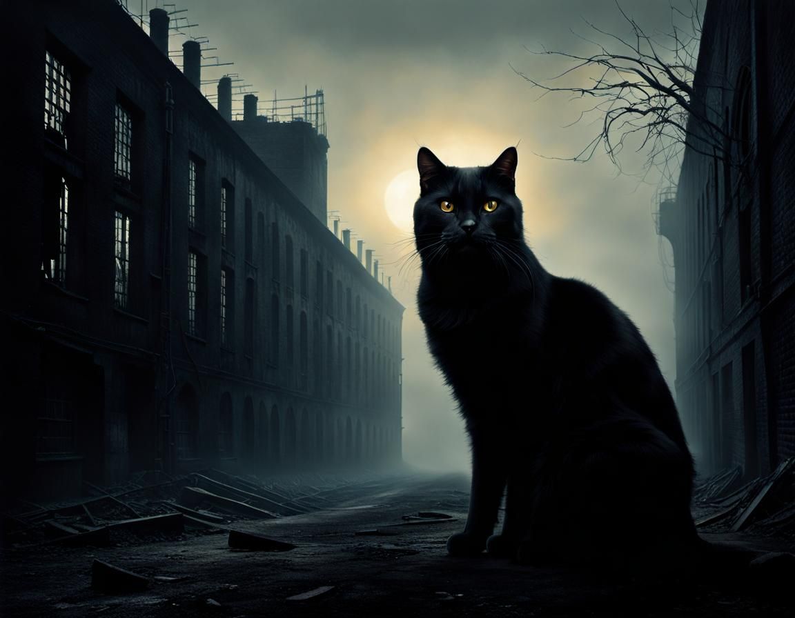 Night of the Cat - AI Generated Artwork - NightCafe Creator