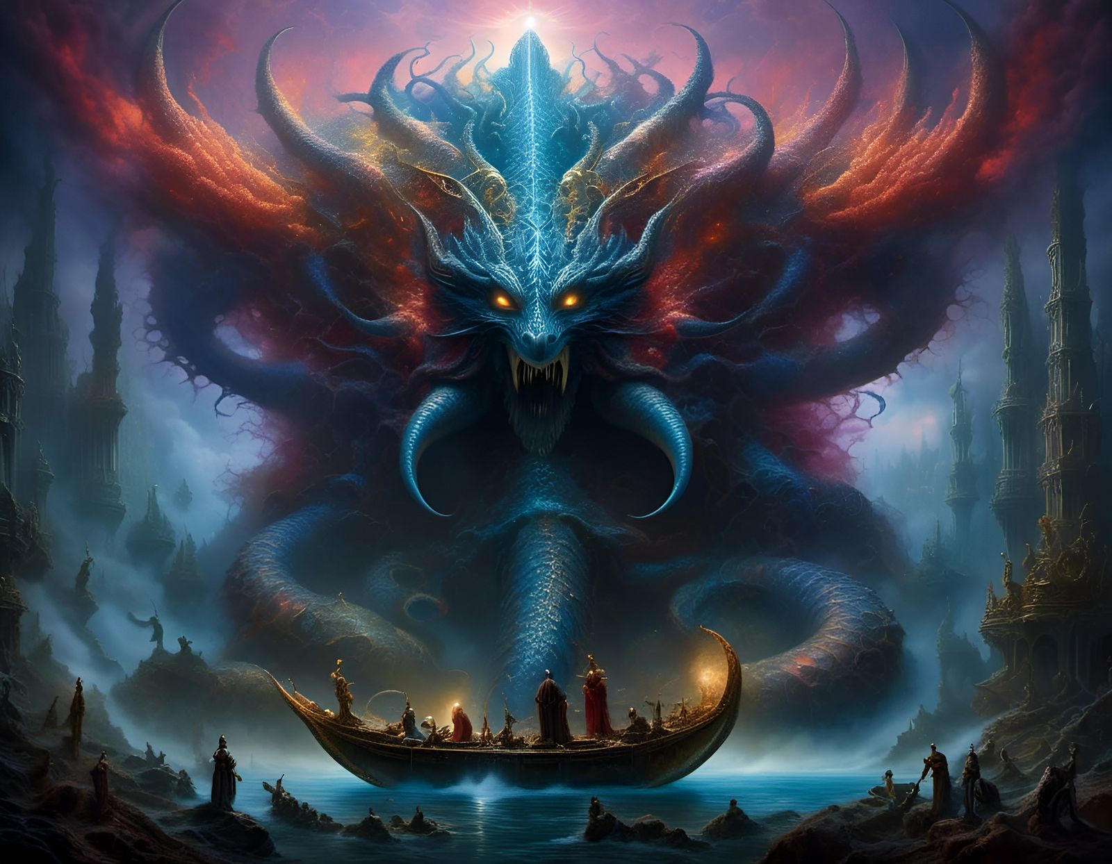 The Rise of Cetus #2 - AI Generated Artwork - NightCafe Creator